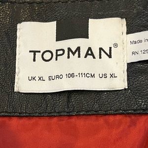 Topman | Jackets & Coats | Topman 0 Leather Moto Biker Multi Zipper ...